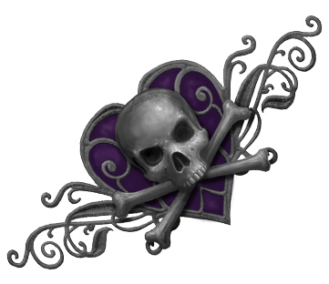 Gothic Skull & Heart – Anne Stokes – HotStuff Merchandise